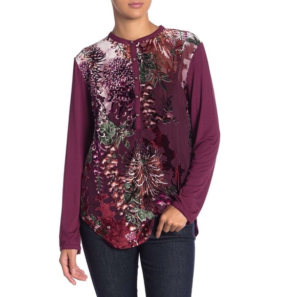Aratta | Tops | New Aratta Ophelia Velvet Knit Blouse Purple | Poshmark